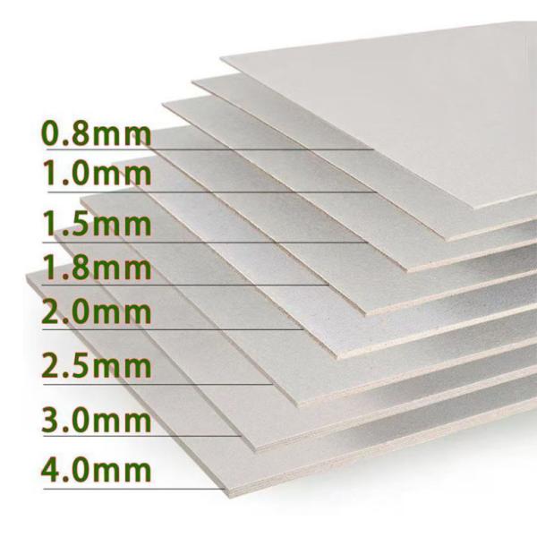 Quality Excellent Hardness 2mm Grey Cardboard For Arch File Customized Uncoated Notebook for sale