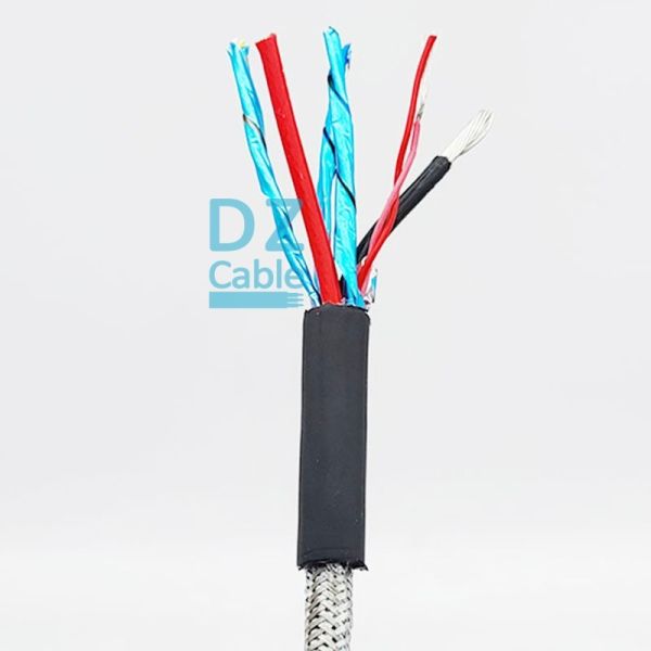 Quality Custom Industrial Cable – Multicore + Multipair Shielded TPV Cable 4 Pairs + 2 for sale
