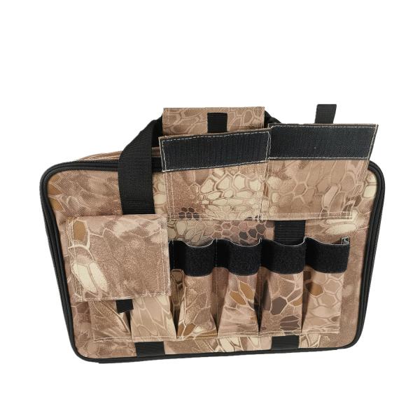 Quality Shockproof Protection Tactical Pistol Case With Magazine Pouch for sale