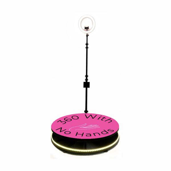 Quality Slow Motion 360 Video Photo Booth Station Adjustable Automatic Spin for sale