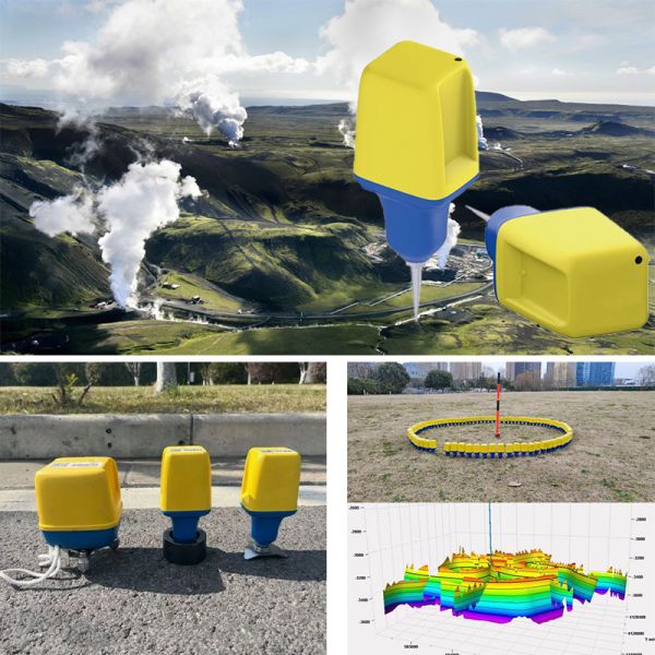 Quality 5Hz Wireless Three Component Seismograph Lightweight Seismometer IP68 Seismograph Tamper-Proof Seismometer for sale