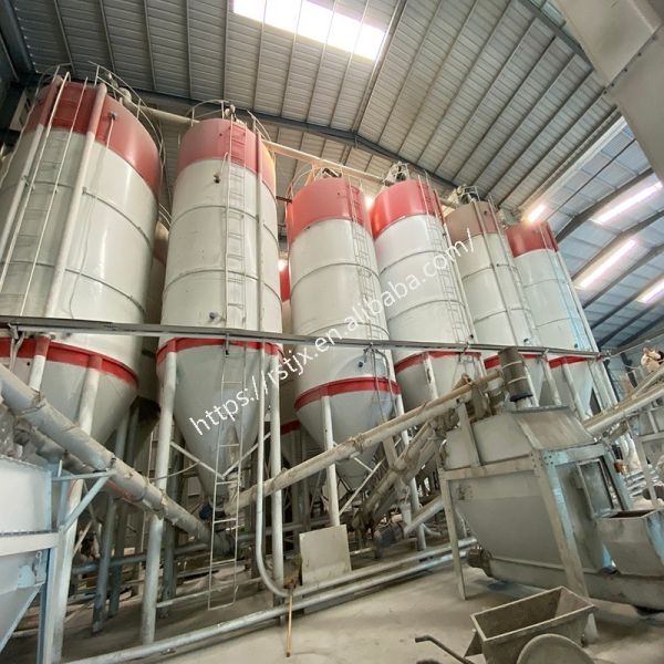 Quality Automatic Control Stable Output Dry Mortar Production Line Continuous Type for sale