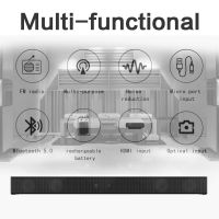 Quality Movie Sound Mode FM Radio Soundbar 20Hz-20kHz Frequency Response for sale