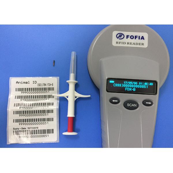 Quality Gray Animal Microchip Scanner For Tracking Identity , High Scan - Sensitivity for sale