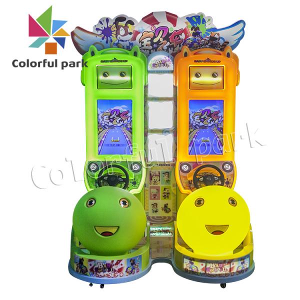 Quality 2 Players Arcade Car Game Machine Fiberglass Material for sale