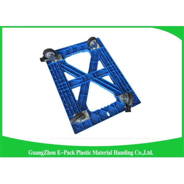 Quality Stackable Plastic Moving Dolly Platform Cart Transport Long Service Life for sale