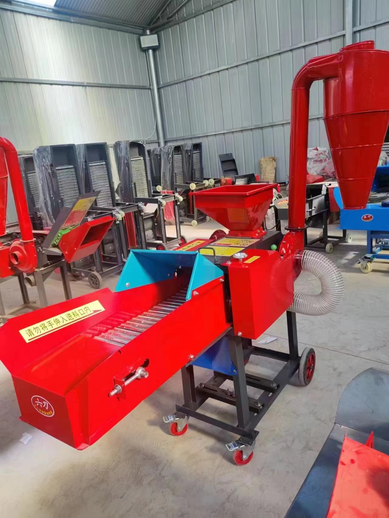 Cow Goat Hay Chopper Machine Straw Silage Chaff Cutter Machine Fodder ...