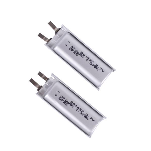 Quality Lithium Polymer Battery Pack 600mAh 3.7V with 500 Times Cycle Life for Consumer for sale