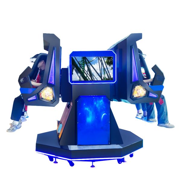 Quality 9D VR Roller Coaster Simulator Double Seats | Interactive 360° Rotation Virtual for sale