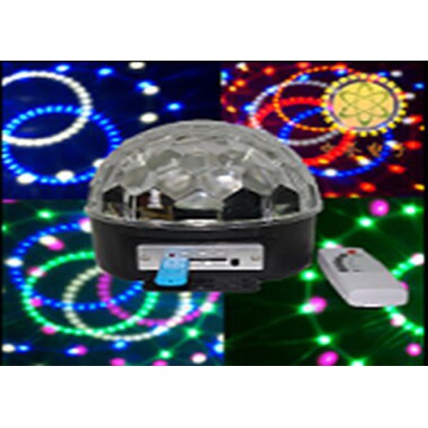 Quality Guangzhou Desco Stage Light 15W Led Crystal Magic Ball Light RGB Effect Lighting for sale
