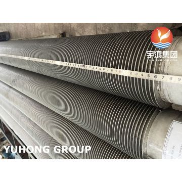 Quality HIGH FREQUENCY WELDED TP347H HFW SOLID FIN TUBE HEAT EXCHANGER PART for sale