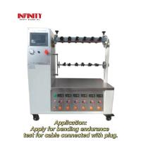 Quality IEC884 Standard Six Workstations Plug Bending Testing Machine for Cable for sale