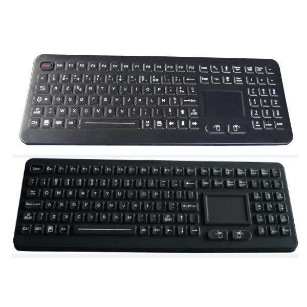 Quality IP68 Waterproof antibacterial backlight Medical Keyboard with ruggedized & for sale