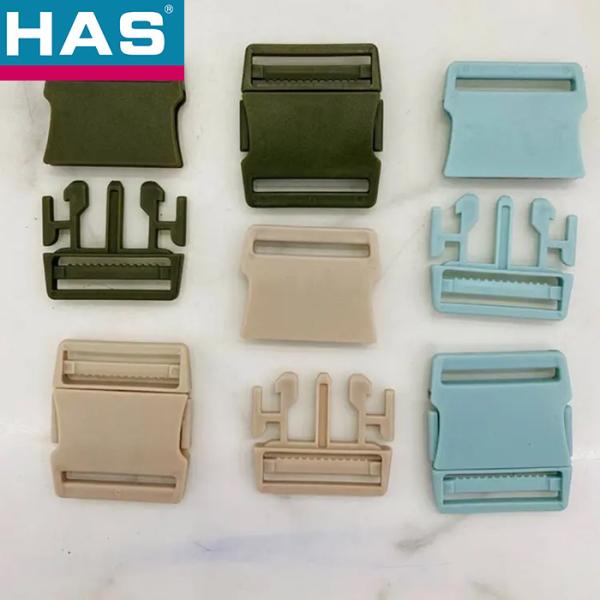 Quality White Dual Adjustable Plastic Quick Release Side Buckles For Shoes Backpacks for sale