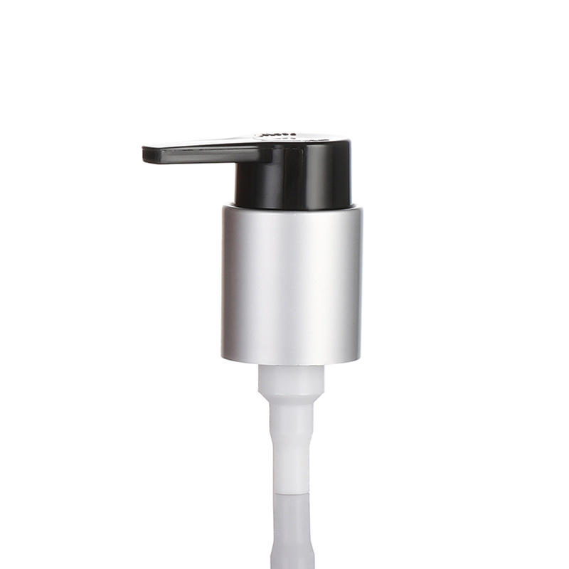 Customized Left Right Locked Cream Pump with Aluminum