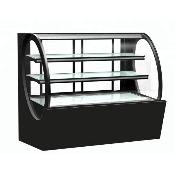 Quality Commercial Cake Display Showcase Glass Bakery Display Cabinet Refrigerator for sale