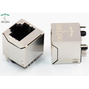 Quality 1 x 1 Female Vertical RJ45 Connector Through Hole Mounting For Set - TV Box for sale