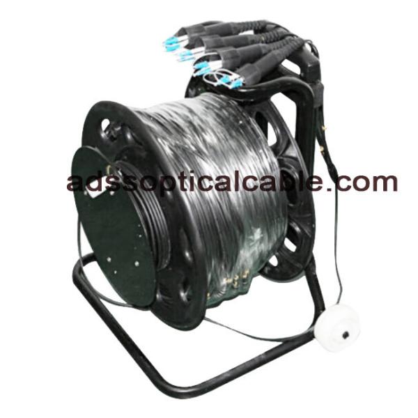 Quality Military Ruggedized Tactical Fiber Optic Cable SM MM With Tight Buffer Coning for sale
