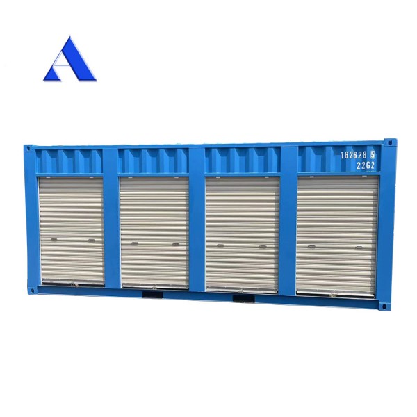 Quality 20 Feet Length Roller Shutter Door Self Storage Shipping Container 20ft for sale