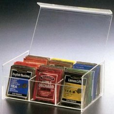 Quality Popular Shape Acrylic Boxes For Tea Bag for sale