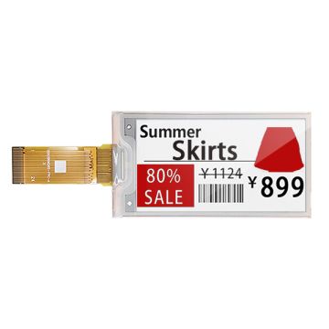 Quality 2.66 Inch 3 Colors E Ink Panel , SPI Interface Electronic Paper Display for sale