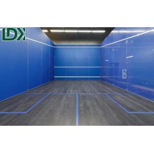 Quality Tempered Glass Squash Court Outdoor Customization Squash Playground Wood for sale