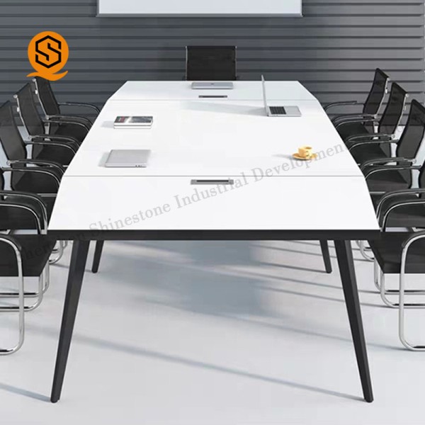 Quality Solid Surface Meeting Room Table 2.4m 3m 3.5m 4m Customized for sale