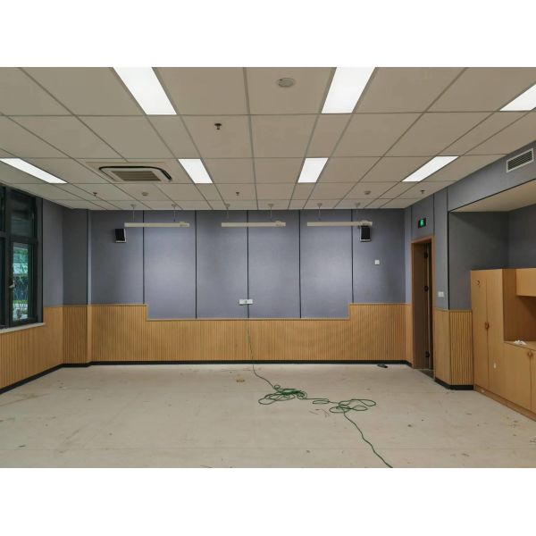 Quality Recording Room Slat Wooden Grooved Acoustic Panels Sound Absorption Building Material for sale
