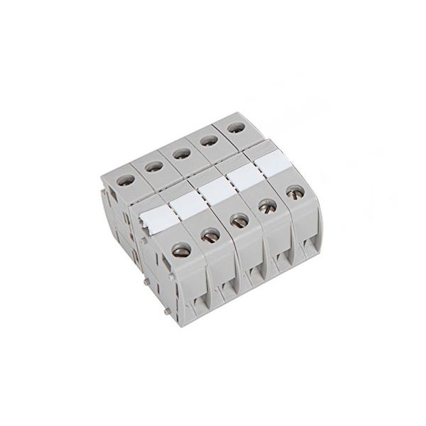 Quality 600V 100A 12.1mm Through Wall Terminal Block M5 Screw UL94-V0 PA66 / V0 for sale