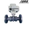 china Double Ream Flanged Ball Valve Soft Seal Electric Industrial Valve