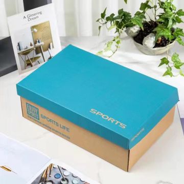 Quality Custom Printed Shoe Box Paper Packaging Recyclable 4c Offset Printing for sale