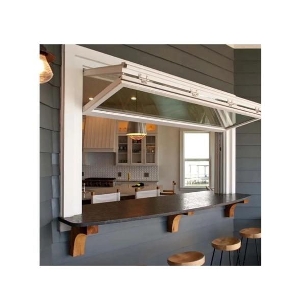 Quality Aluminum Bifold Windows With 1.4mm Aluminum Wall Thickness And 70mm Window Frame Width for sale
