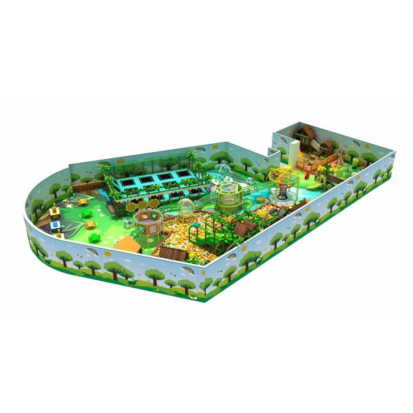Quality Business Interactive Commercial Indoor Playground Equipment Jungle Theme for sale