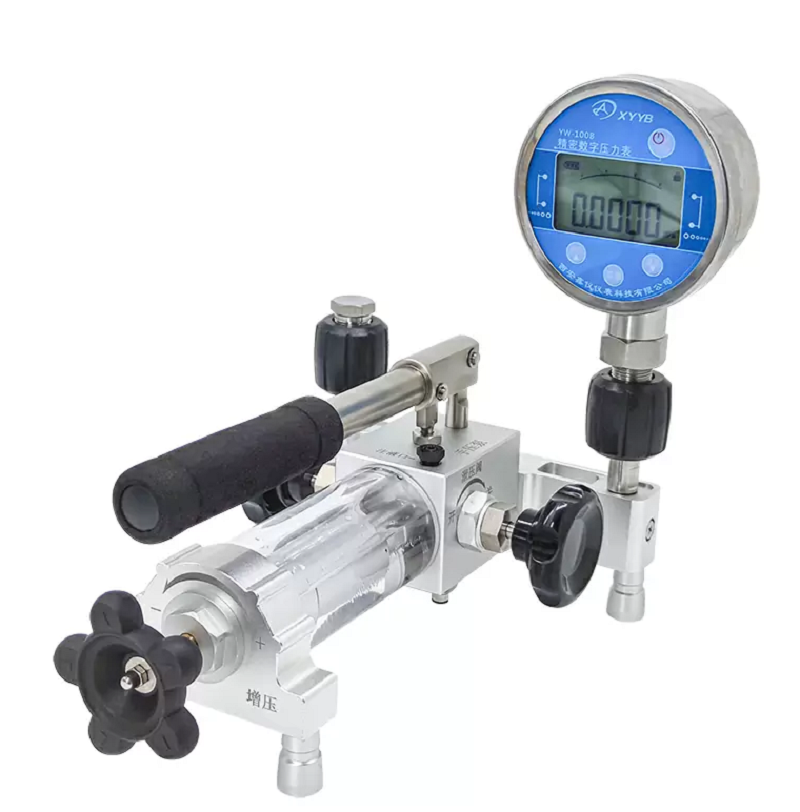 70Mpa Hydraulic Pressure Source Portable Pressure Gauge Calibrator With Pre-Pressurization