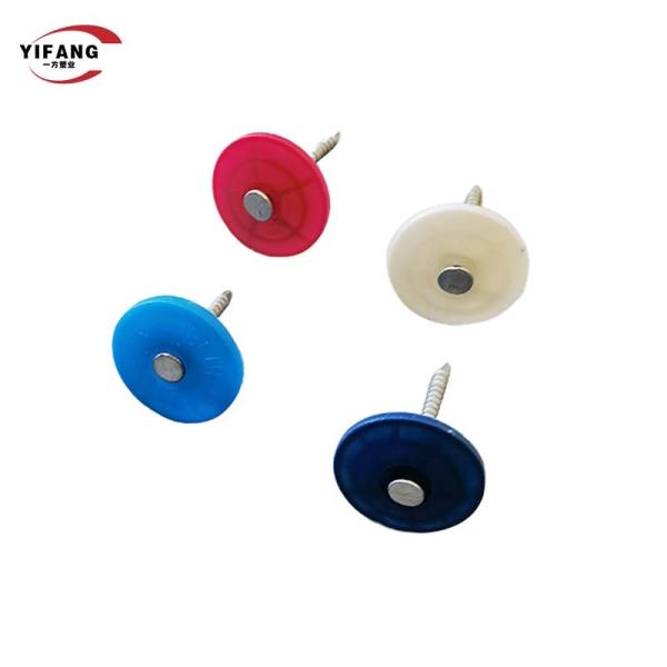 Quality Hot Electro Galvanized Plastic Cap Nails Heat Preservation Construction Fixings for sale