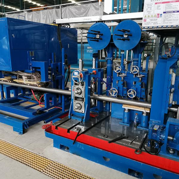 Quality ERW Steel Pipe Forming Machine Welded Tube Manufacturing Line 76.2-165 x 6mm for sale