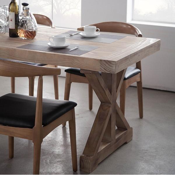Quality Solid Wood Customized Vintage Neoclassical Wooden Dining Table for Dining and for sale