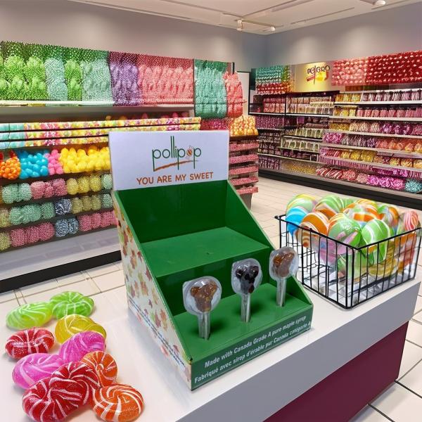 Quality Folding Cardboard Display Box Countertop Retail Packaging Box With Paperboard for sale
