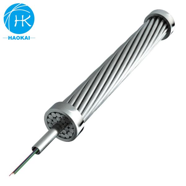 Quality OPGW Fiber Optic Cable G652d Center Tube Type Ground Wire for sale