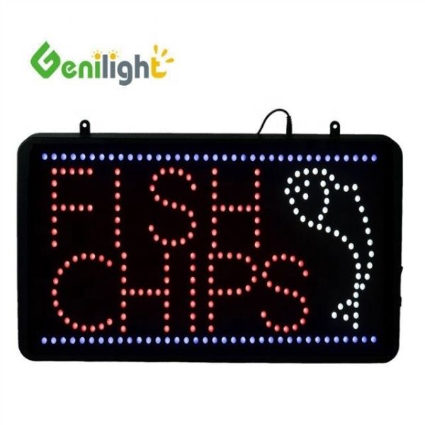 Quality Genilight 56*33 cm LED BRAKES Neon Open Sign for DIY Projects in Retail for sale