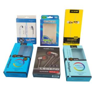 Quality EPS PDF Flexo Printing Consumer Electronics Packaging Boxes 3C Headphone 2KG for sale