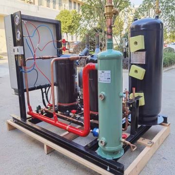 Quality KBVA-130*2L ZFI59KQE Cold room cryogenic unit scroll compressor parallel unit for sale