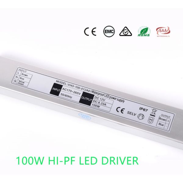 Quality 8.33A 12V AC To DC LED Strip Light Driver Moistureproof For Signage for sale