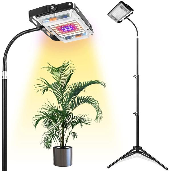 Quality 30V Indoor Full Spectrum LED Plant Lamp 15mm Plant Tripod Stand Light for sale