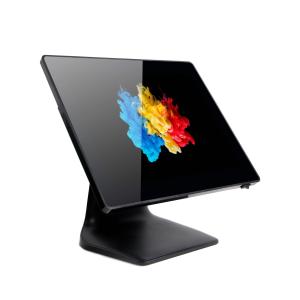 Quality 15+15 Inch TFT Panel LCD Touch Screen Pos System Carav Pos Cashier Register for sale