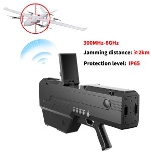 Quality IP65 Protection Handheld Drone Jammer with 2KM Jamming Distance and Multi-Band for sale