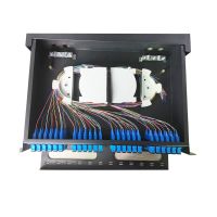 Quality 19 Inch Rack Mounted MPO/MTP Fiber Optic Patch Panel with 48/96 Fiber Capacity for sale