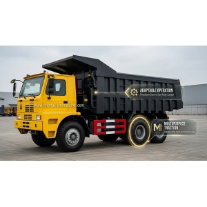 Quality 70 Tons HOWO Mining Tipper Dump Truck 6X4 371HP High Strength Steel Cargo Body for sale