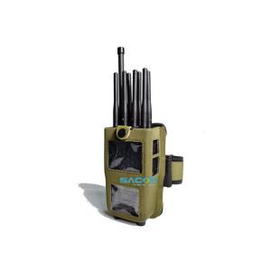 Quality Handheld 5.8G High Power Cell Phone Signal Jammer with 8 Bands and 4700mAh Battery for sale