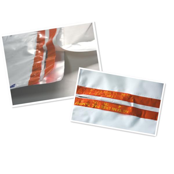 Quality White Non Transparent Keepsafe Security Bags For Protect Valuables for sale